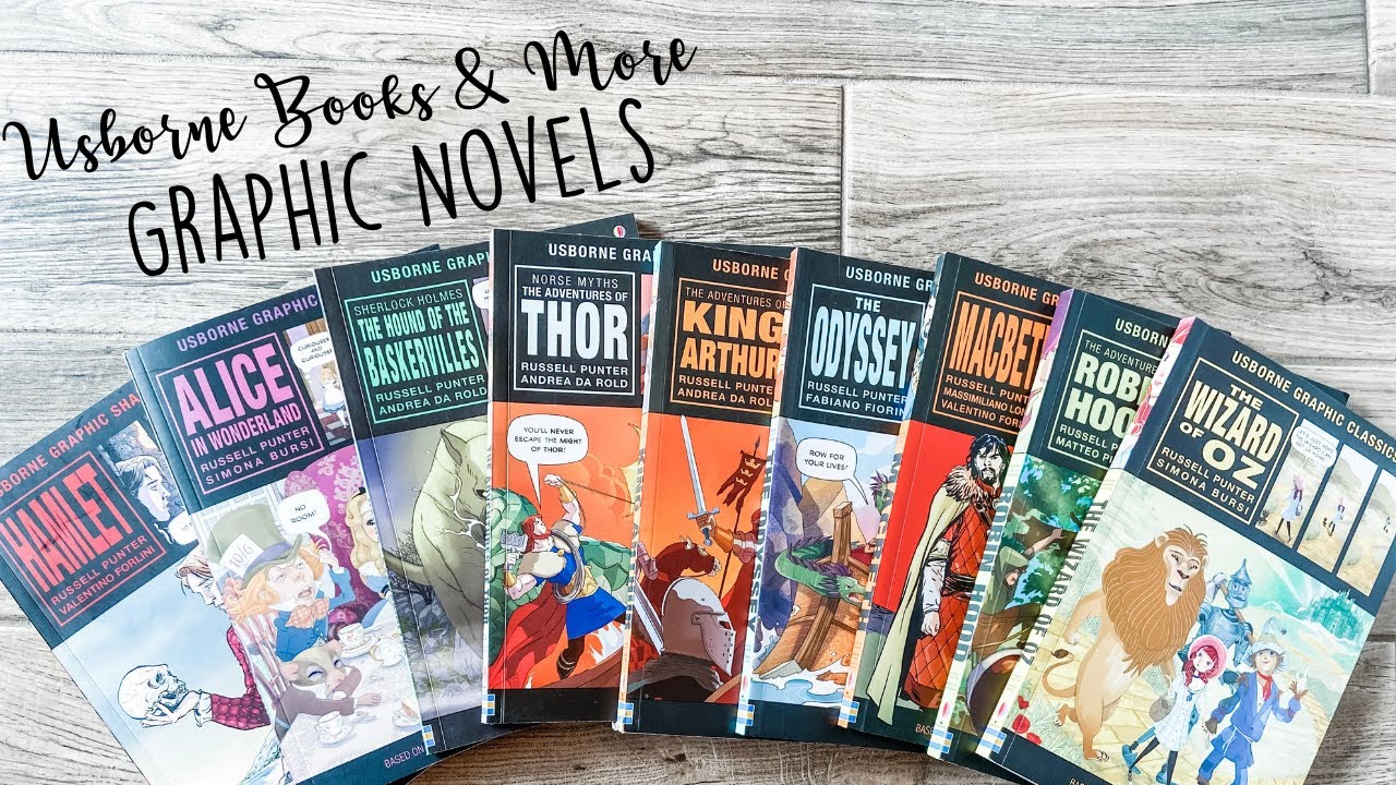 Graphic Novels from Usborne Books & More for Comic Book Lovers - YouTube