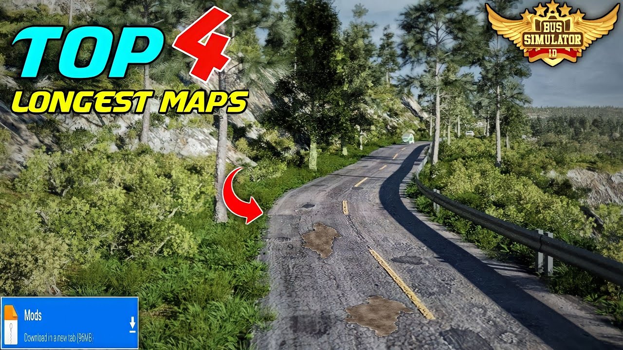 Map Mod Bussid 3.7 - Top 04 Longest Map Mod For Bus Simulator Indonesia ...