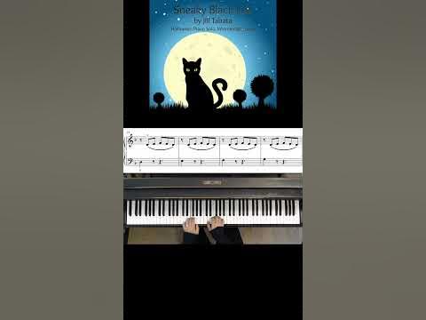 Sneaky Black Cat: Fun Flashy Halloween Piano Solo by Jill Tabata # ...