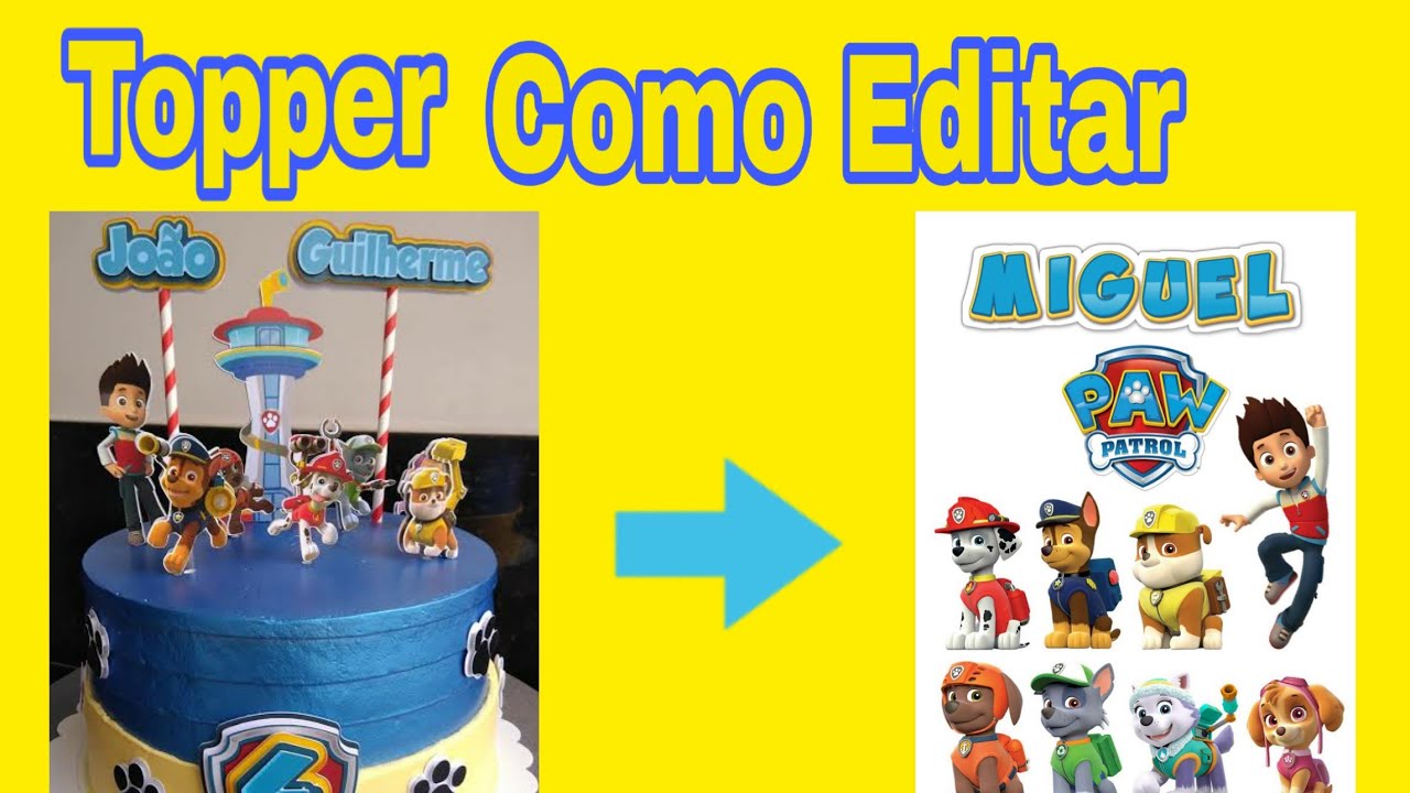 Como editar um topper - YouTube