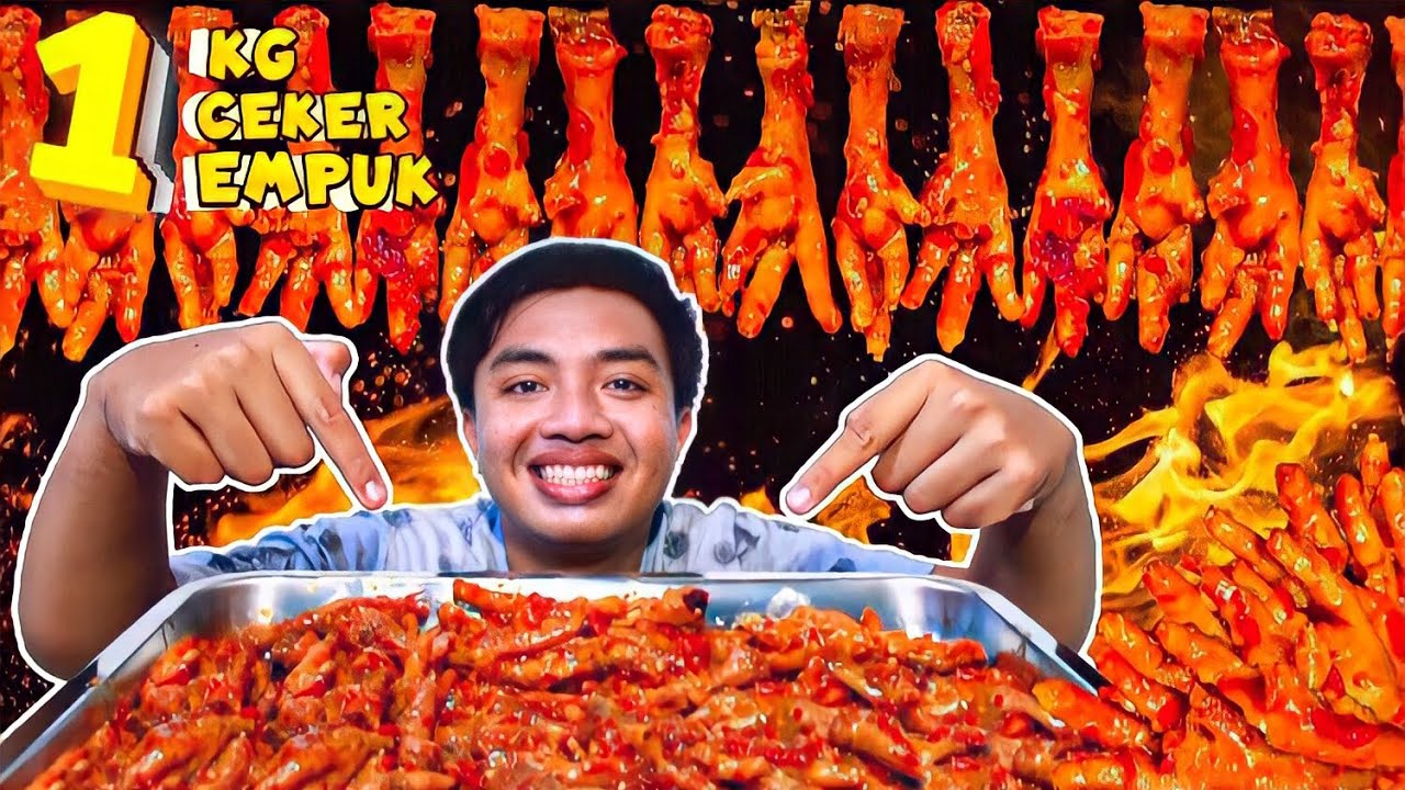 Mukbang 1 Kg Ceker Lunak Pedas Mercon Mukbang Asmr Ceker Youtube