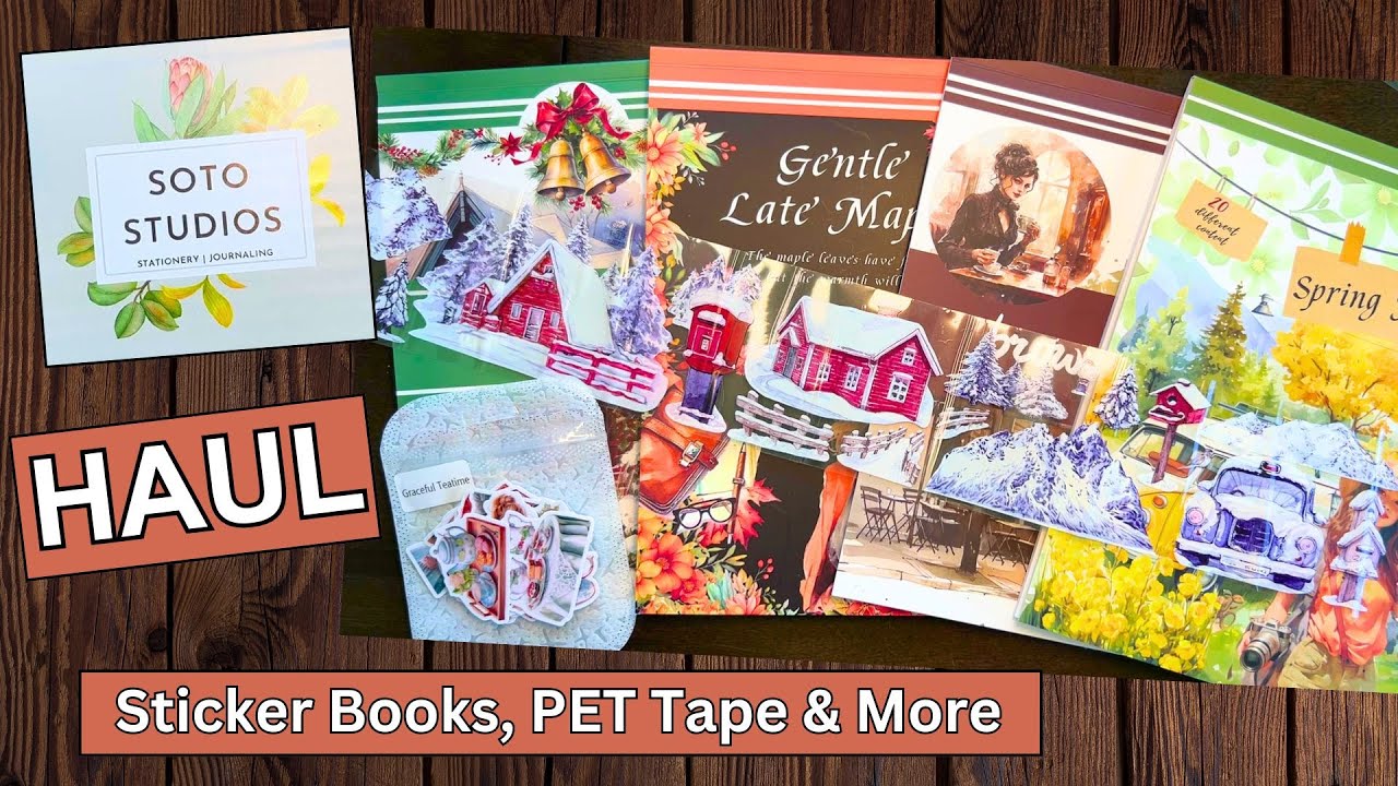Great Sticker Books - Great Price - Free Delivery - SOTO Studios Haul ...