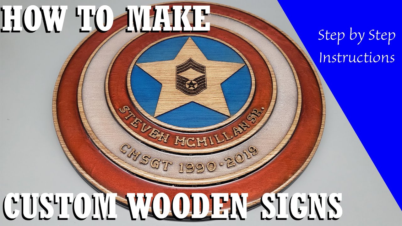 DIY Tutorial: How to Make a Custom Wooden Sign with a Stunning Epoxy ...