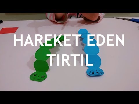 Kağıttan Tırtıl Yapımı