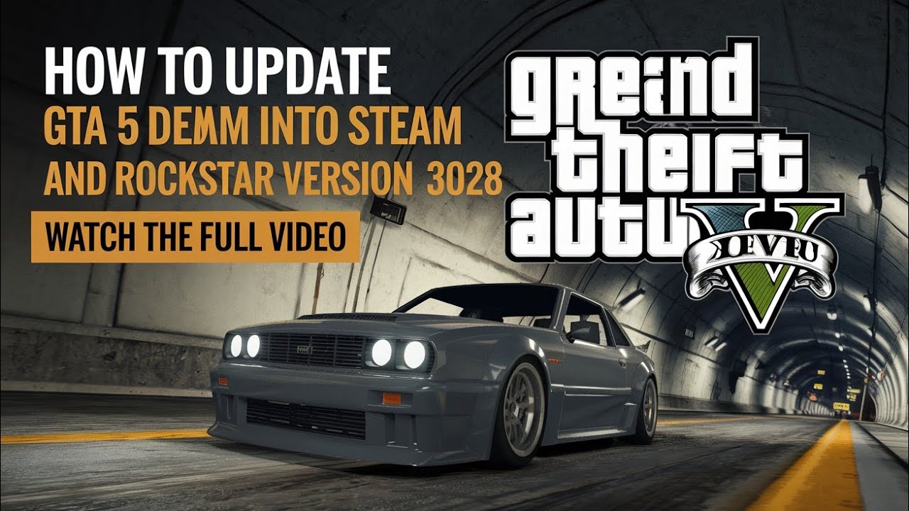 How to update GTA 5 into steam and rockstar version 3028 full guide ...