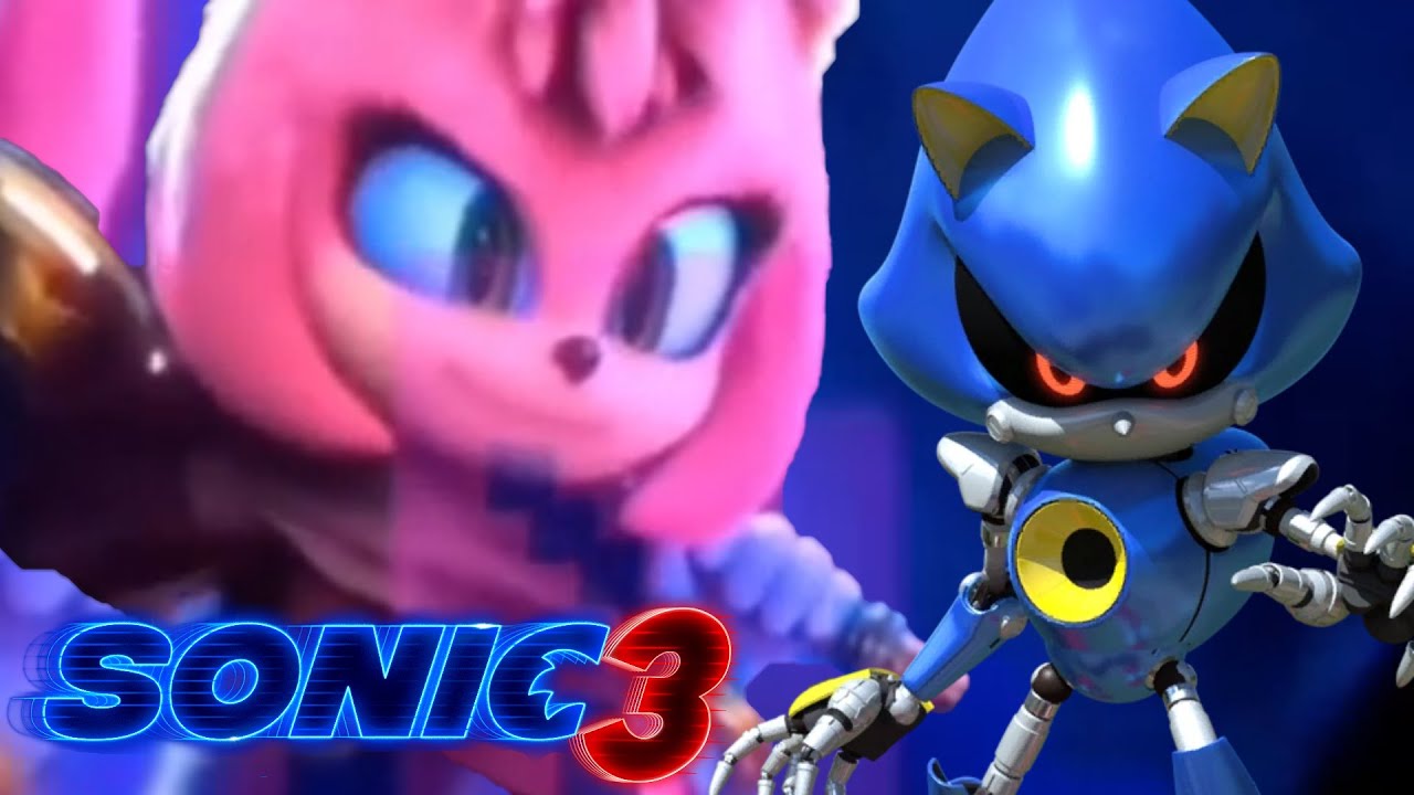 SONIC 3: ESCENA FINAL post CREDITOS - METAL SONIC Y LA ROSADITA AMY ...