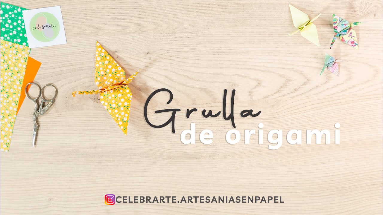 Tutorial origami - Grulla - YouTube