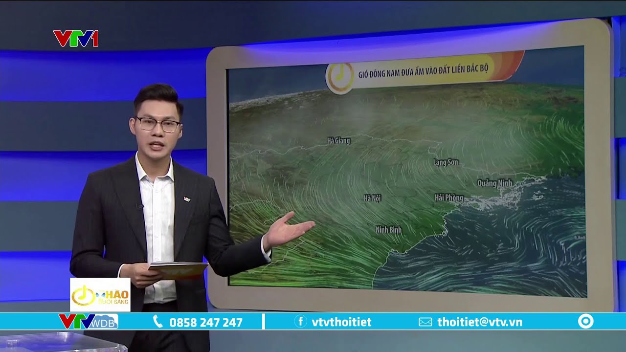 Dự báo thời tiết 6h15 - 2/1/2023 | Gió đông nam đưa ẩm vào đất liền ...