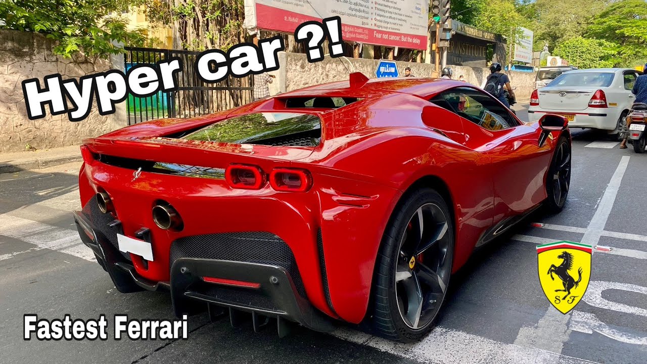 Asia’s first Ferrari SF90 stradale accelerations in Indian roads | 1000 ...