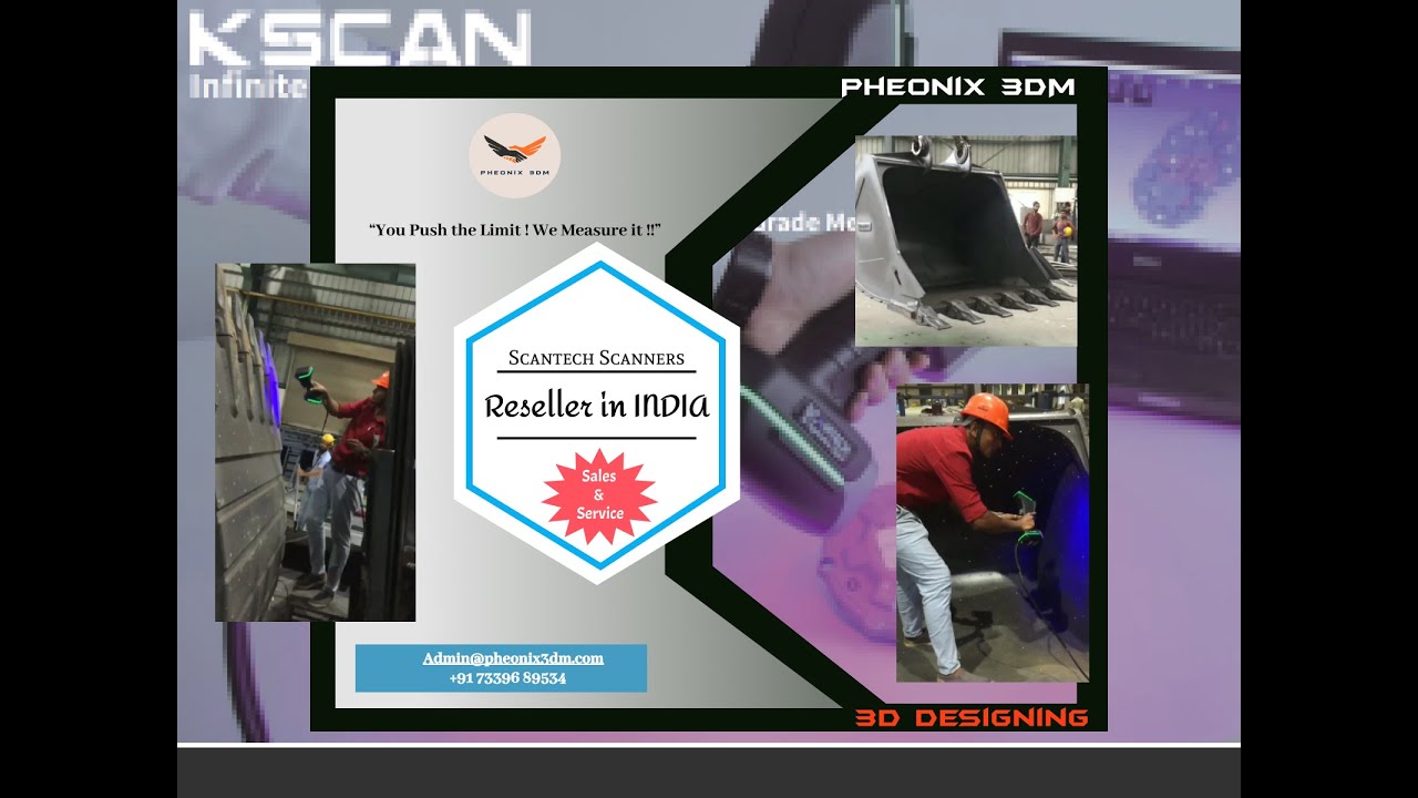 3D Scanning | JCB Bucket | ScanTECH Scanner | Pheonix 3DM - YouTube