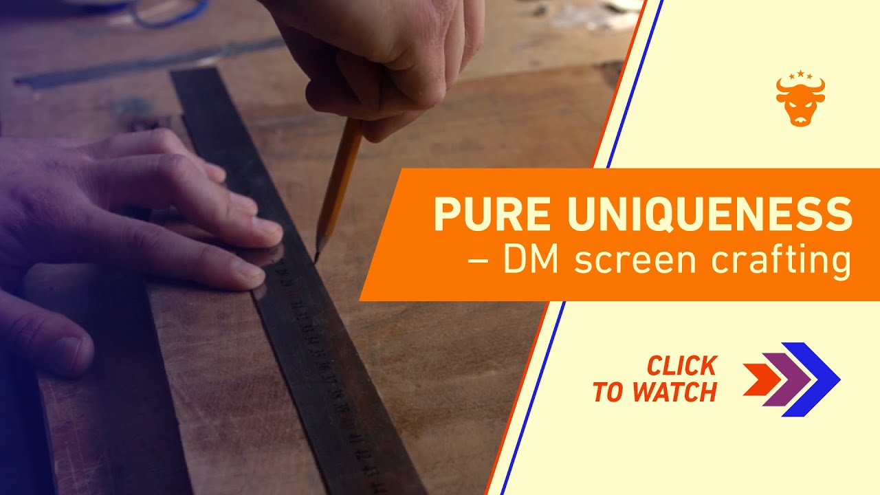 Pure uniqueness - DM screen crafting - YouTube