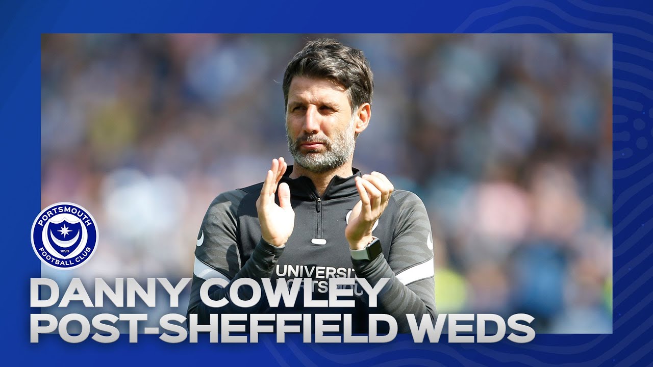 Danny Cowley post-match | Sheffield Wednesday 4-1 Pompey - YouTube