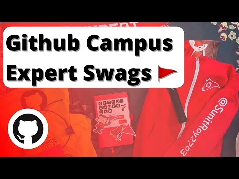 GitHub sent me this! GitHub Campus Expert Swags Unboxing 🚩 - YouTube