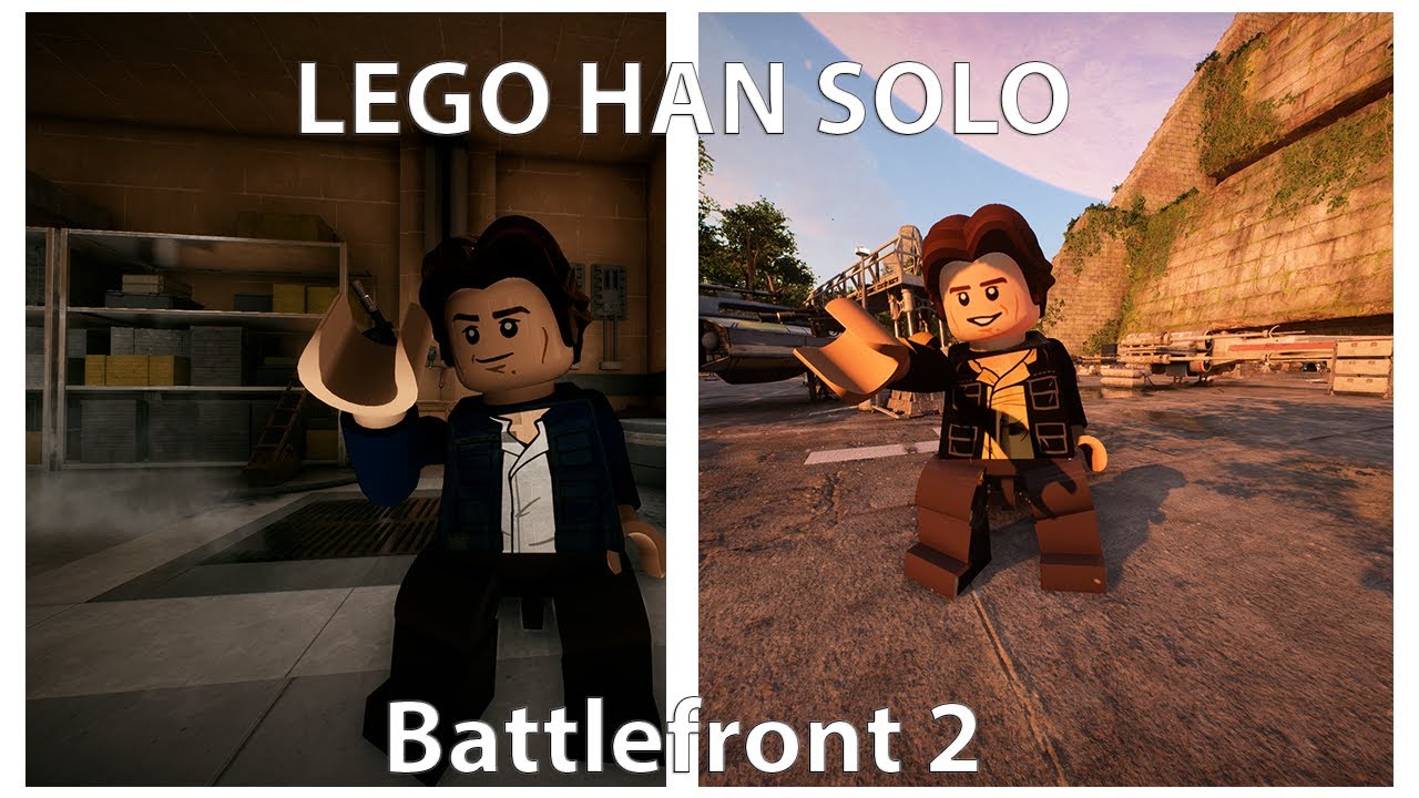 Battlefront 2: LEGO Han Solo Mod - YouTube
