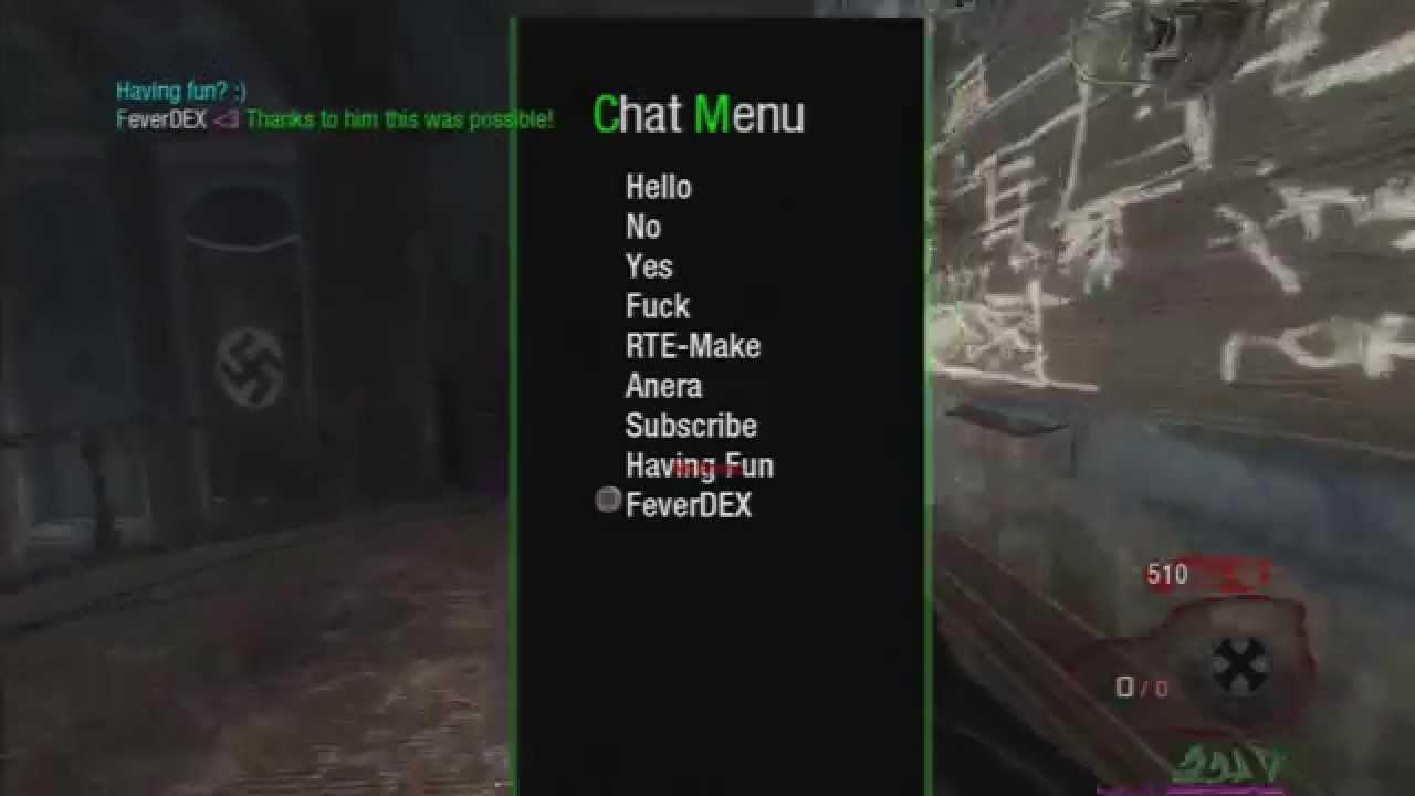 World's First BO1 Zombies Menu! (All Clients) - YouTube