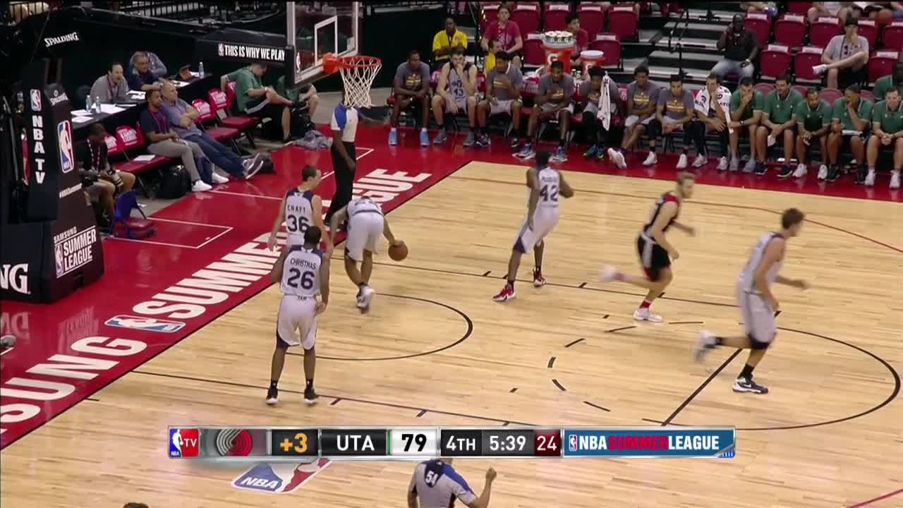 Blazers' Pierre Jackson scores 18 points at NBA Summer League - YouTube