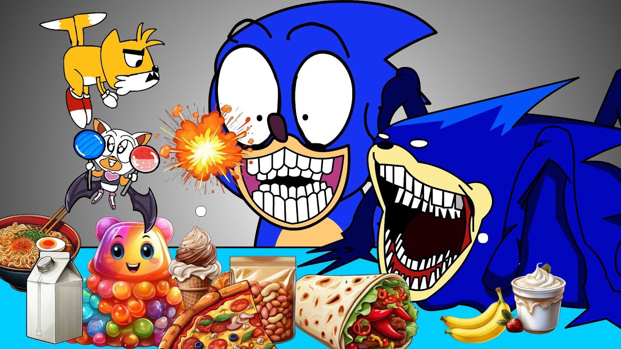 SHINC SONIC TAPES Vs SHINC VS TAILS MUKBANG ANIMATION COMPLETE EDITION ...