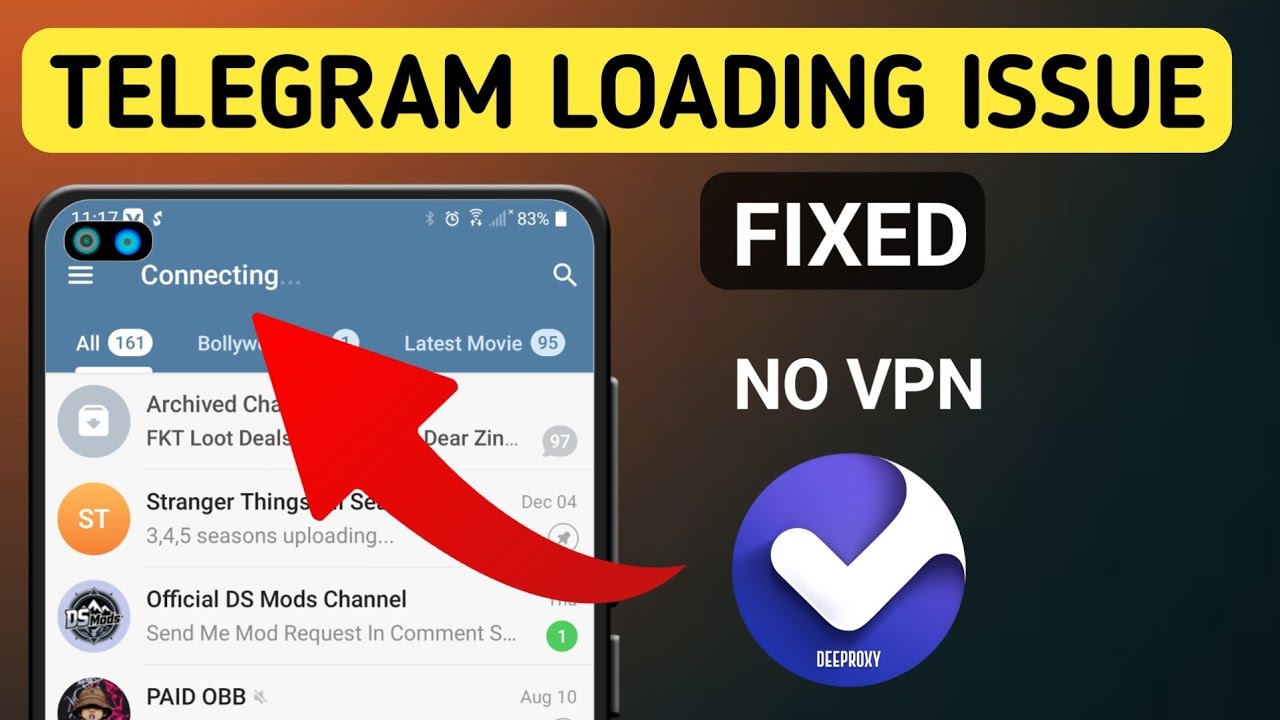 Telegram Proxy | How To Fix Telegram Connecting Problem 🤔 No VPN - YouTube