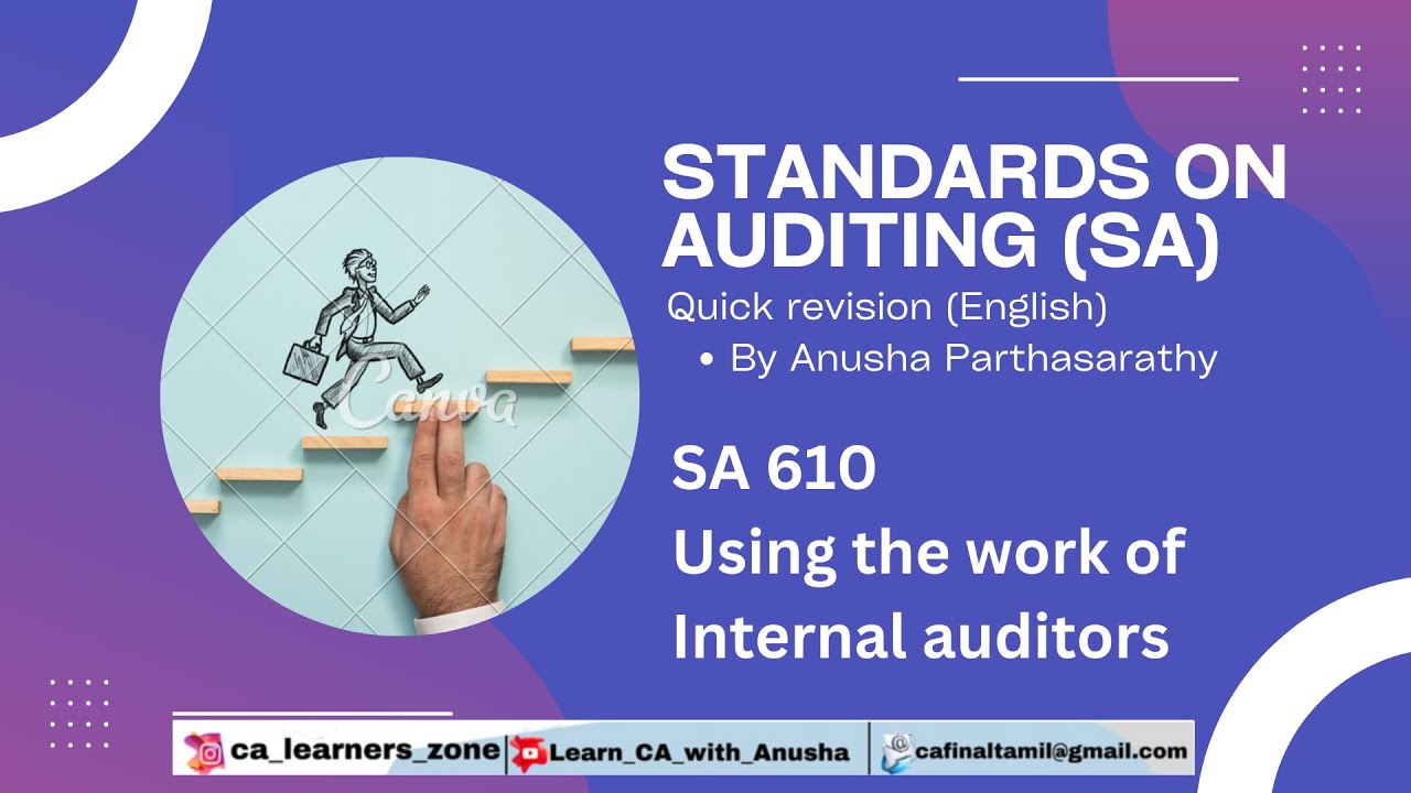 SA 610 (Internal auditors) | CA Final Audit SA's Quick revision in 30 ...