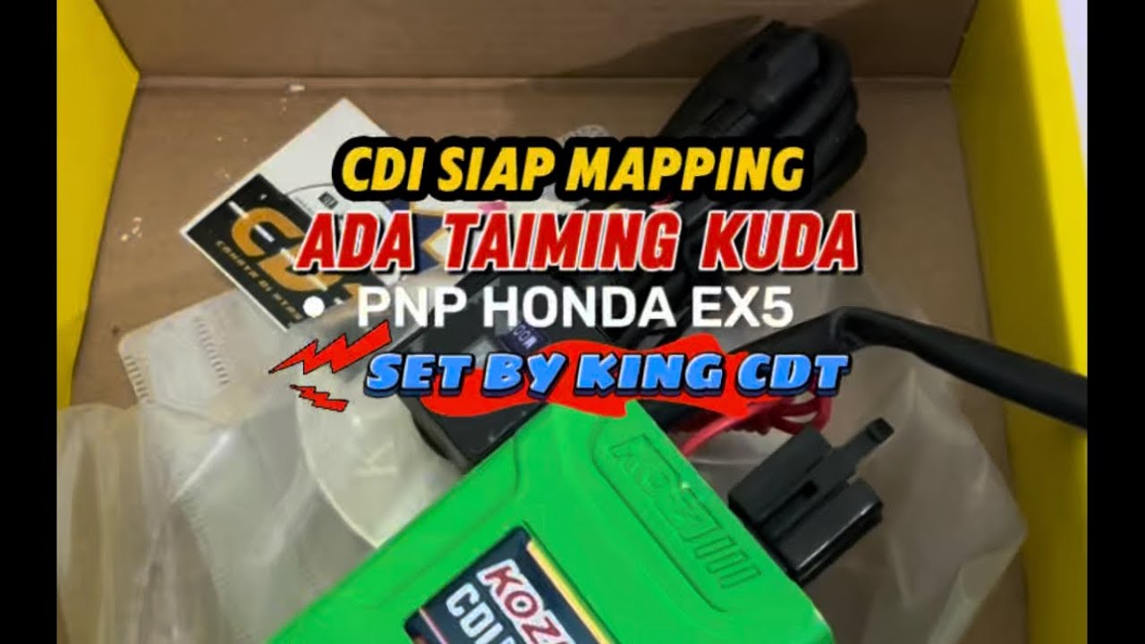 CDI SIAP MAPPING | ADA TAIMING KUDA | PNP HONDA EX5 - YouTube