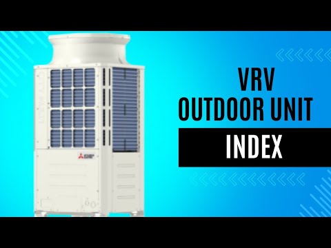 VRV outdoor unit index - فهرسة وحدات التكييف الخارجية - YouTube