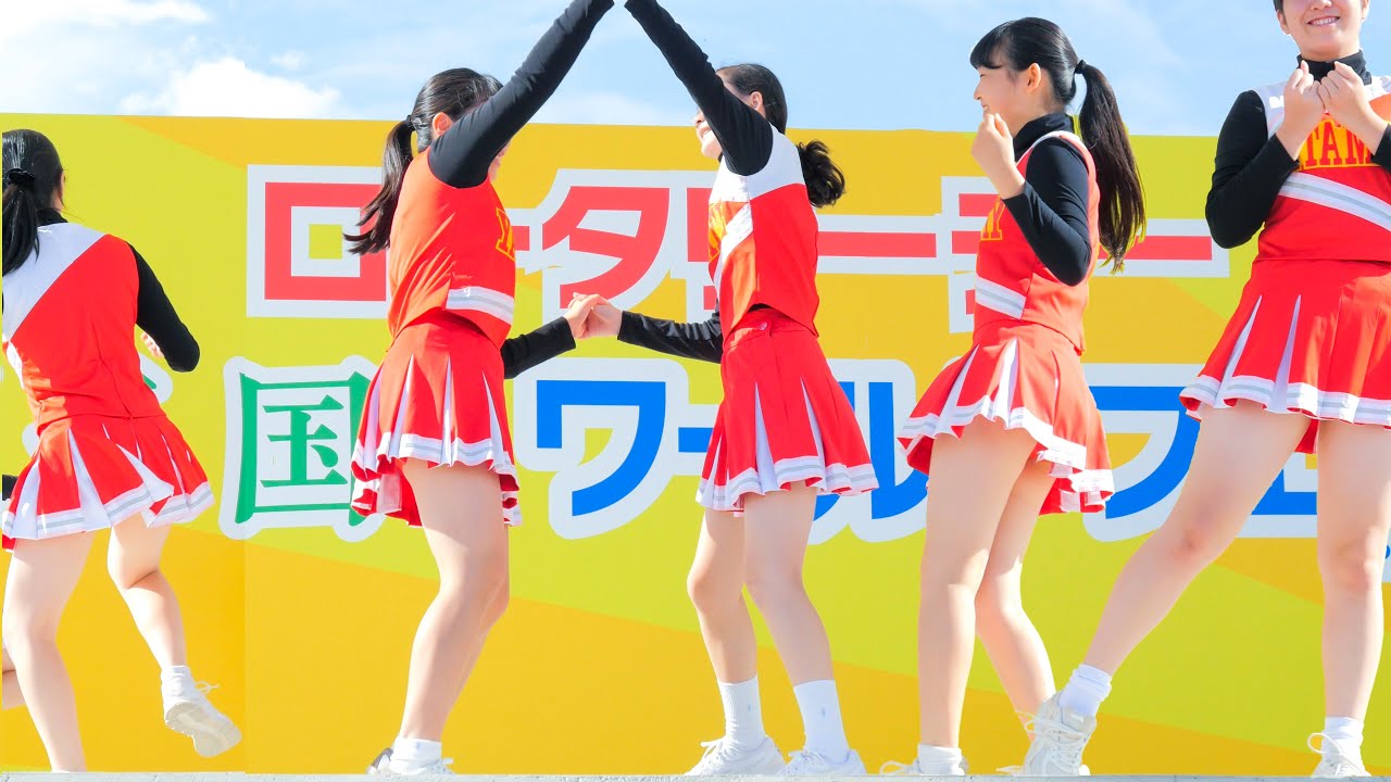 4k 女子高生チア 初々しいダンス 神戸 Japanese Girls Cheerleader Youtube