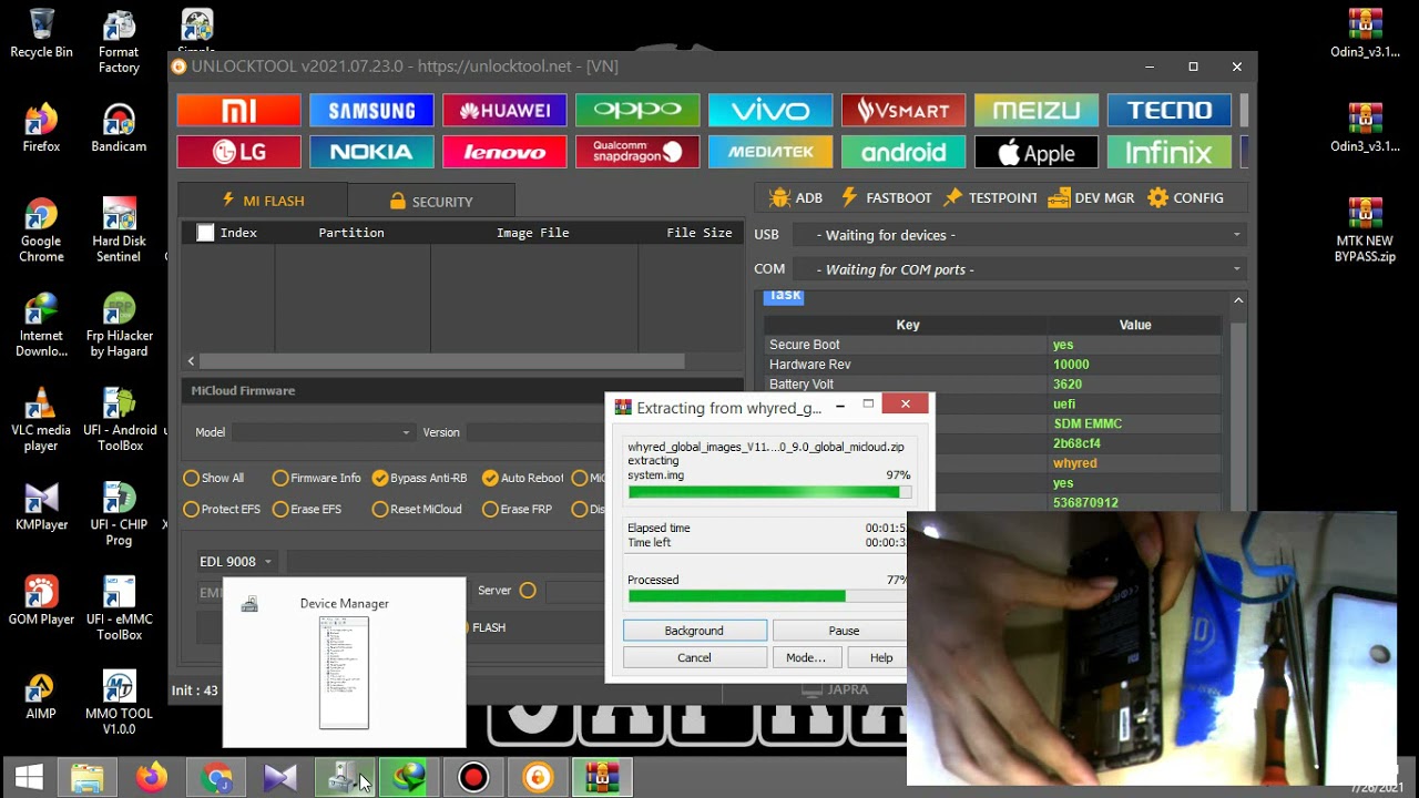 DISABLE MICLOUD REDMI NOTE 5 PRO (WHYRED) VIA UNLOCKTOOL - YouTube