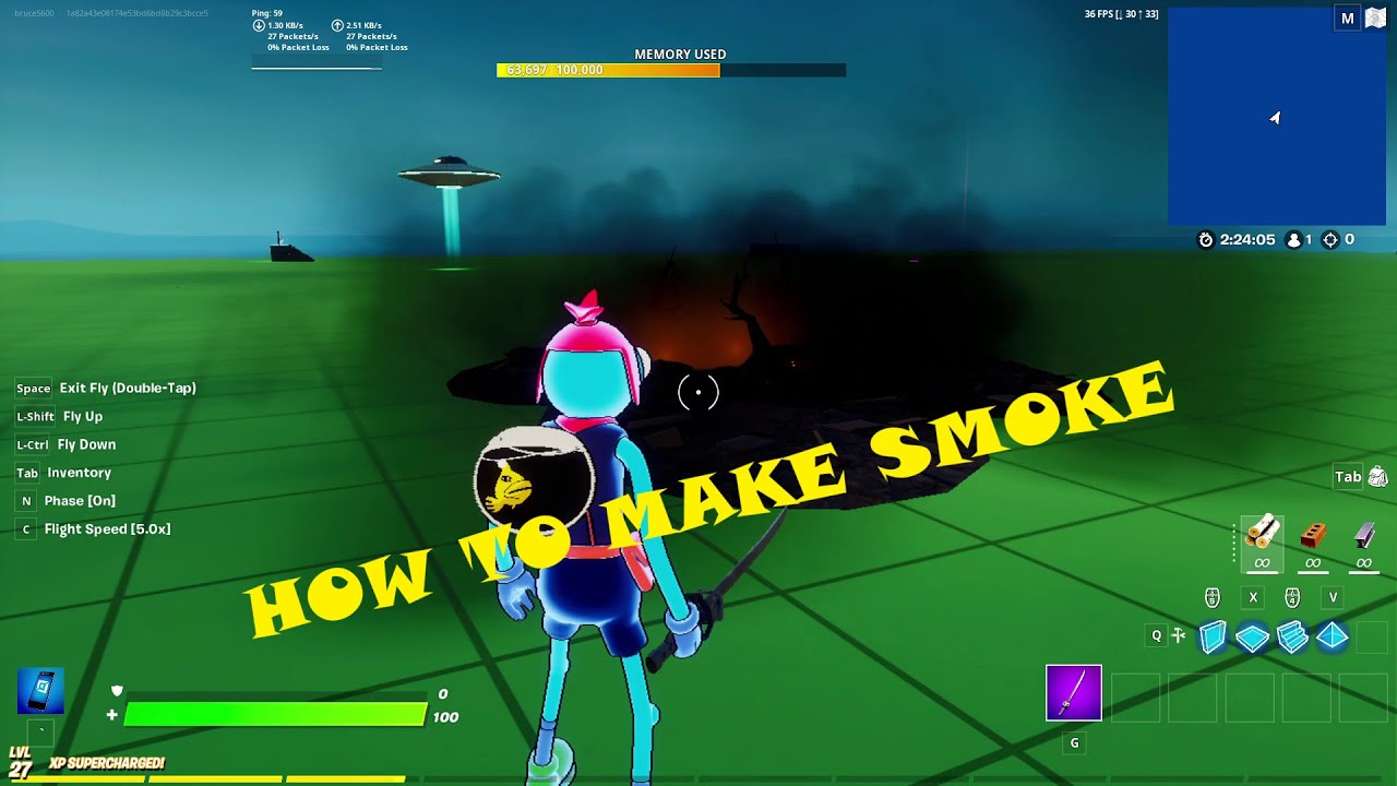 BEST WAY to make Smoke in Fortnite Creative - YouTube