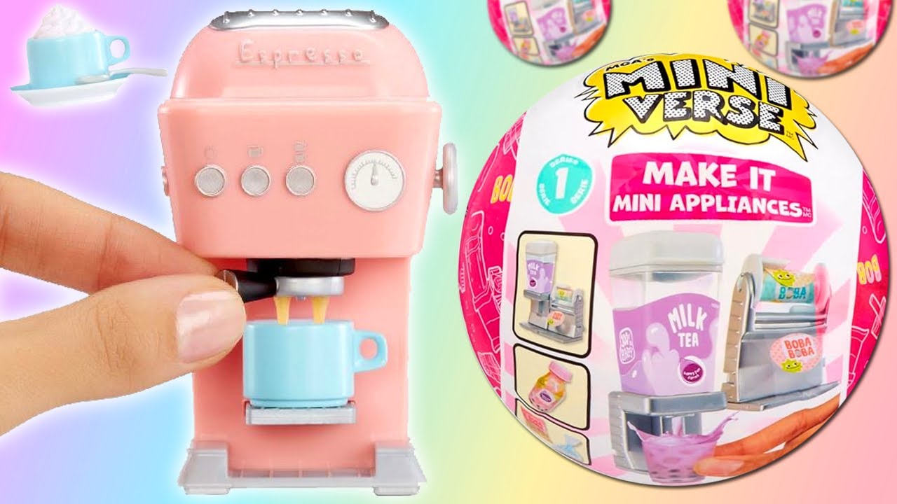 MINIVERSE Making *All 4* MINI APPLIANCES Mini Food Make It Mini Series ...