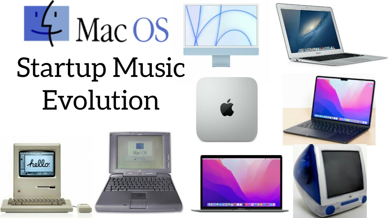Apple Mac OS Startup Music Evolution - YouTube