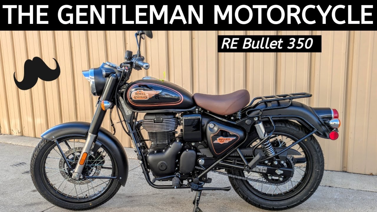RE Bullet 350 with a Custom Solo Seat - Wahoo! - YouTube