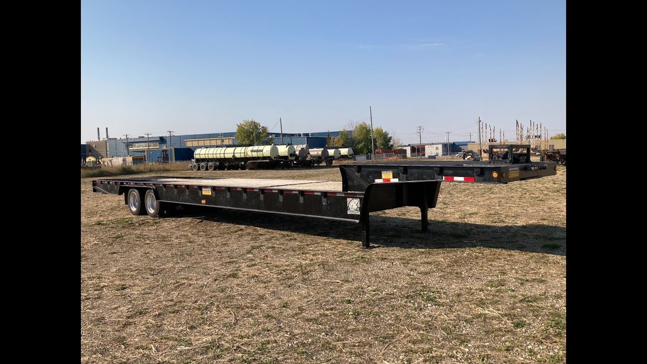 2005 TRAIL KING 40 TON HYDRAULIC TAIL TRAVELING AXLE TANDEM STEP DECK ...