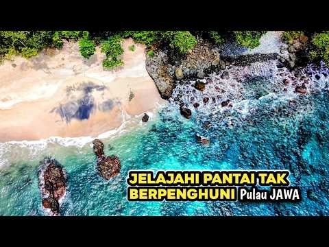 Jelajahi pantai tak berpenghuni di salah satu pulau jawa - Mancing Casting Berburu Predator Laut