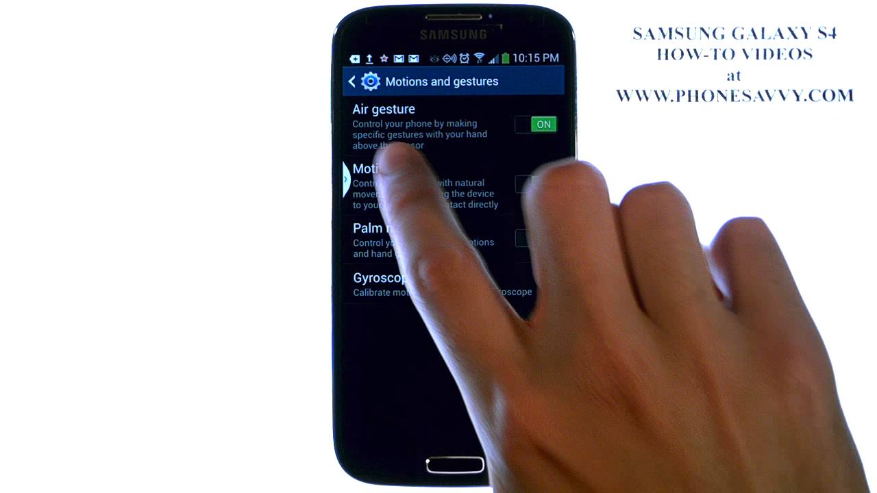 Samsung Galaxy S4 - Tips and Tricks - Answer a Call With a Swipe of ...