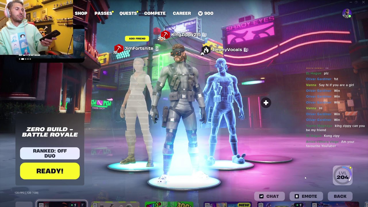 Late night fortnite with Tommy - YouTube