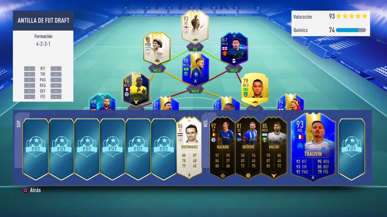 Hago un fut draft en fifa19 - YouTube