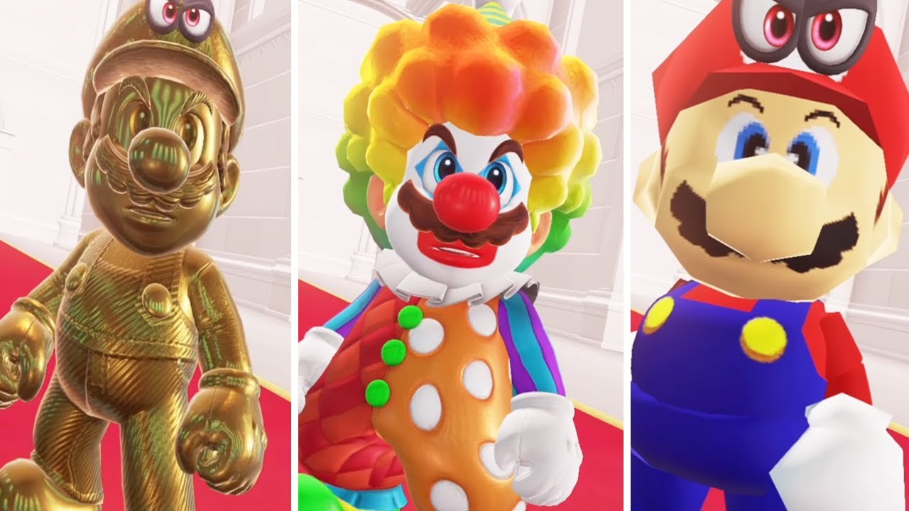 Super Mario Odyssey - All Cutscenes Full Movie + All Special Boss ...