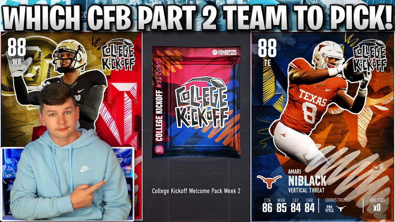 WHICH CFB KICKOFF PART 2 TEAM TO PICK! CUT CHAMPS MISSING! - YouTube