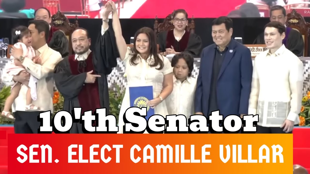 10'th Senator Elect CAMILLE VILLAR/Baguhan sa SENADO Abangan #senate # ...