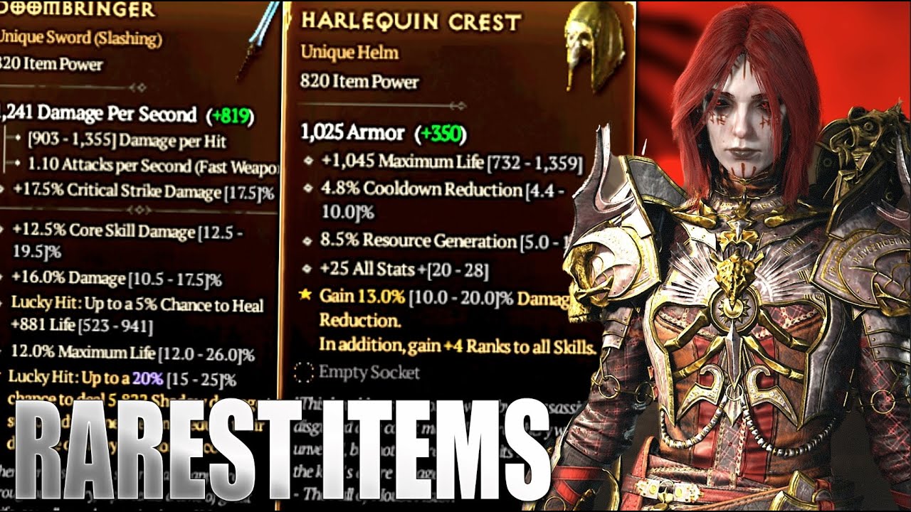 The 6 RAREST Items in Diablo 4 - YouTube