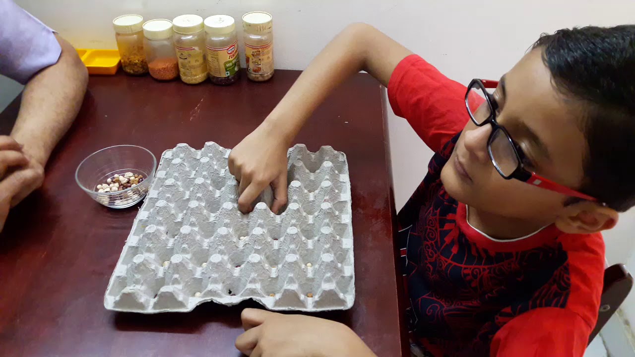 Fine Motor Exercise With Egg Tray - YouTube