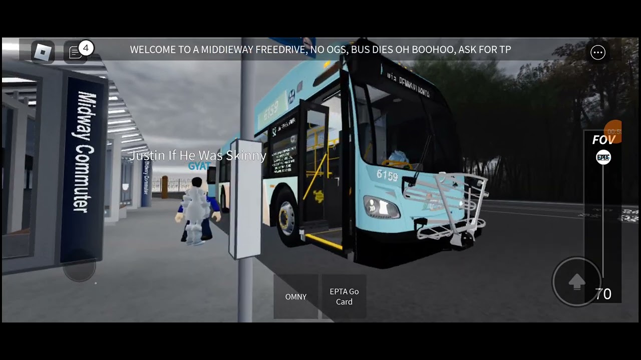 EPTA Roblox: 2017 6159 New Flyer XD60 On Route 82 To Spring Creek ...