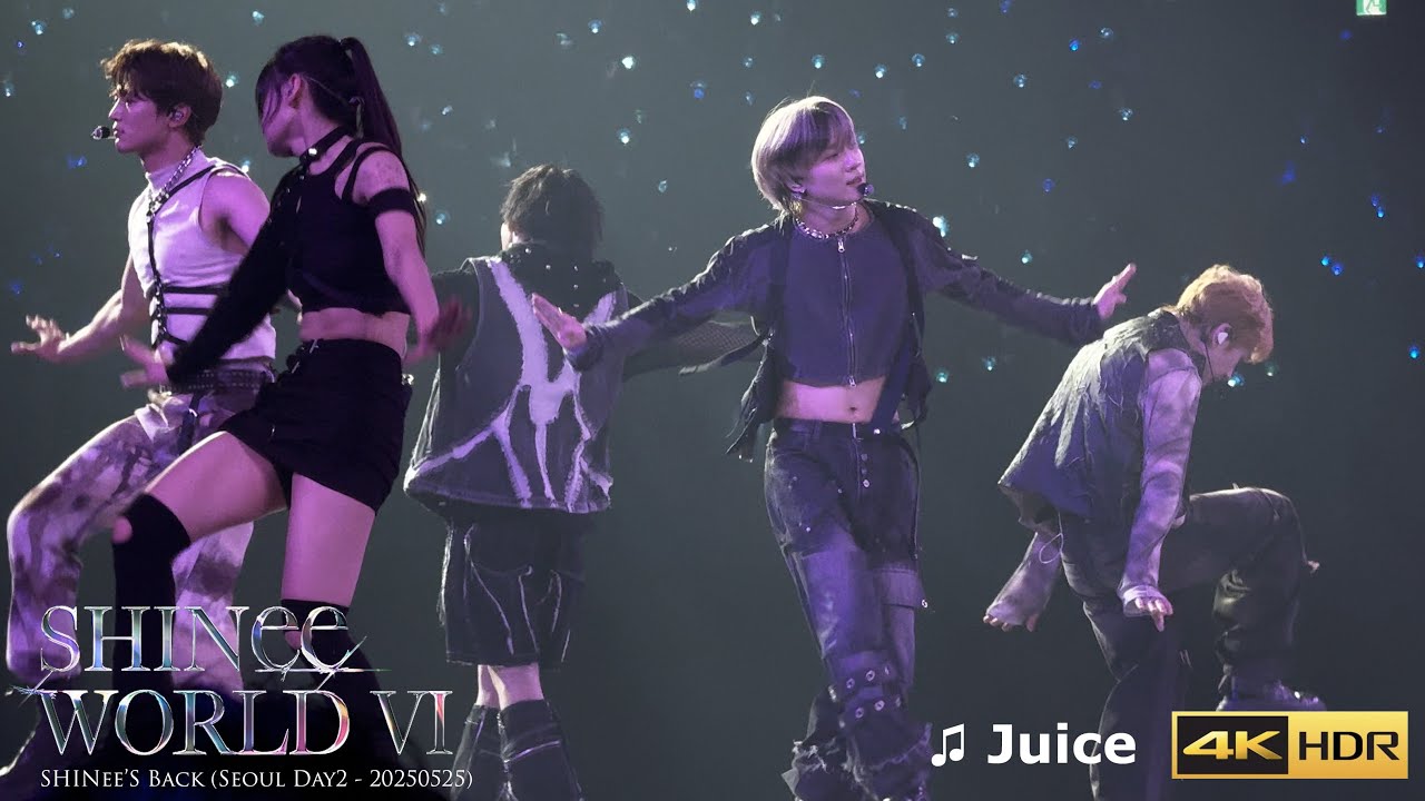 [4K] Juice - 샤이니 SHINee's Back WORLD VI | Seoul | 240525 - YouTube