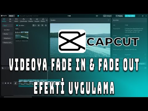 CAPCUT Fade In & Fade Out Efekti Nasıl Yapılır? Kararma efekti