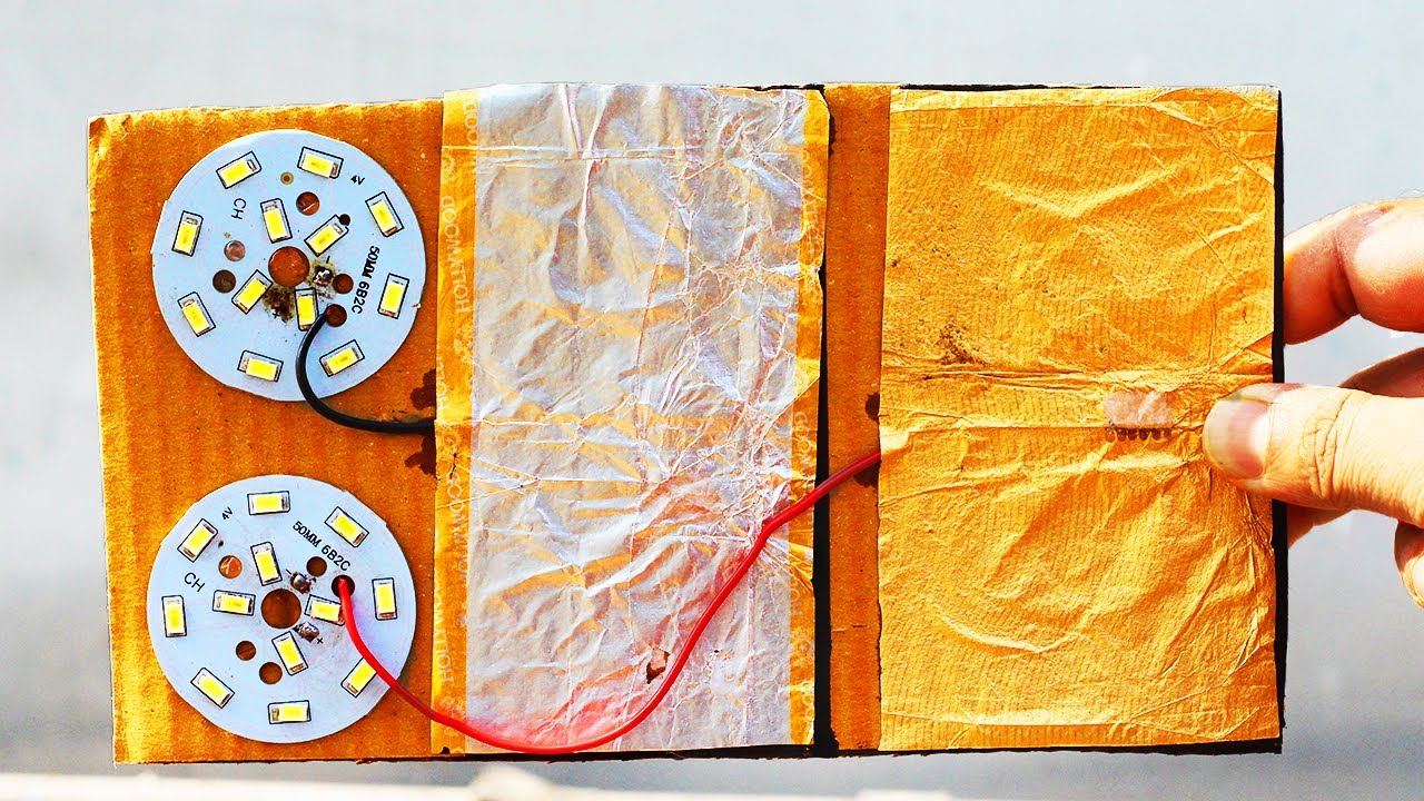 100% Make Free Energy Solar Panel at Home - 100% Solar Panel Using Foil ...