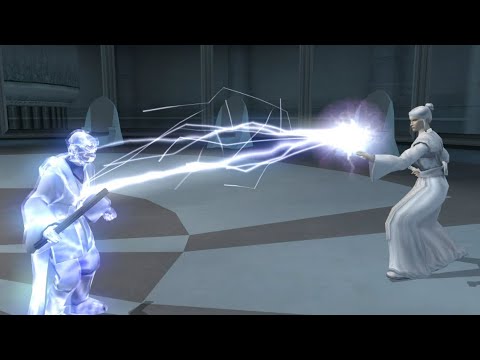 Atris confronts Handmaiden, Exile Returns to Telos (KotOR II)