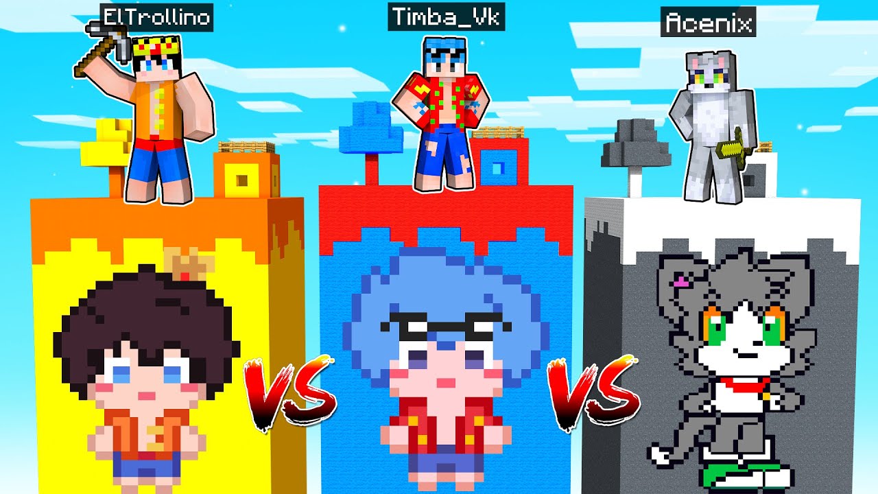 MINECRAFT pero ENCONTRAMOS las TORRES SECRETAS de LOS COMPAS 🤩 - YouTube