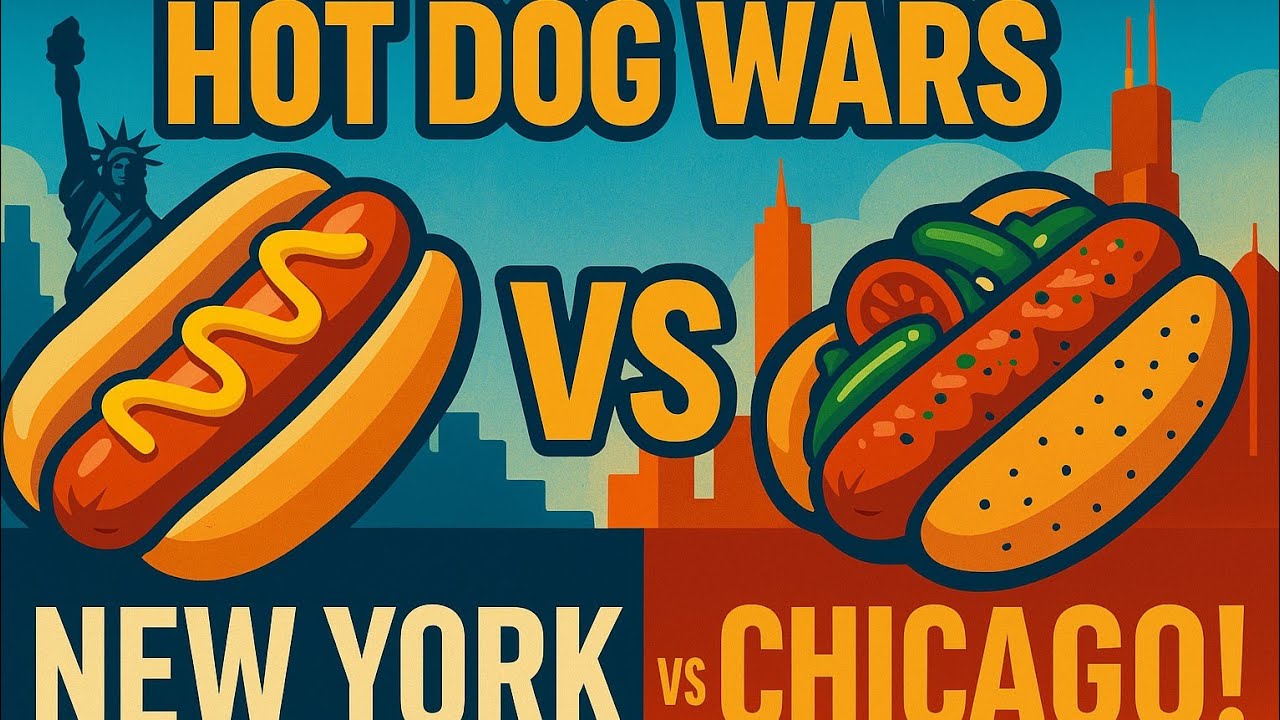 Hot Dog Wars: NYC vs Chicago! - YouTube