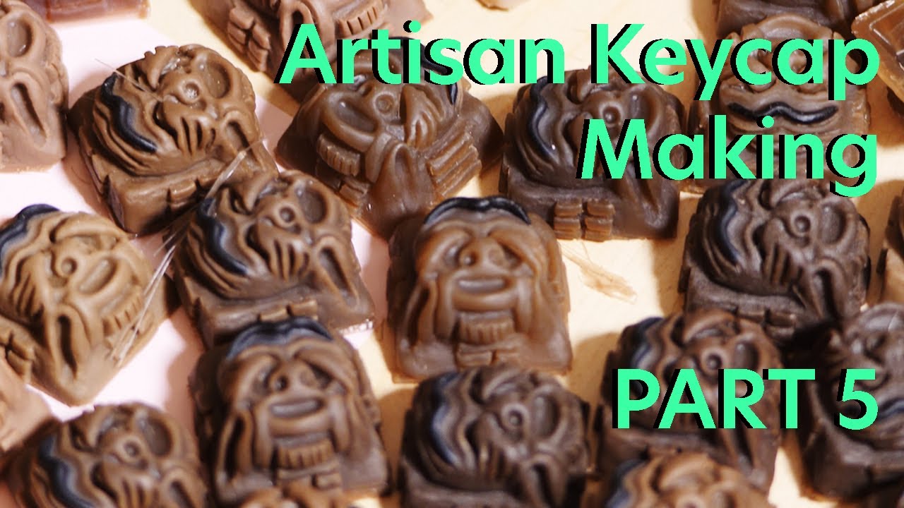 Artisan Keycap Making - Hahoetal Mask Part 5 - YouTube