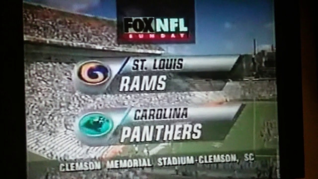 NFL on FOX - 1995 Week 3 Rams vs Panthers - open - YouTube